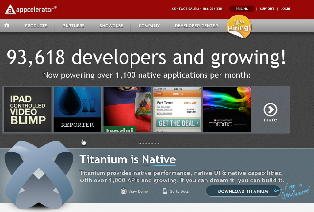 [Free] Titanium : Use Appcelerator Titanium to build mobile apps for iPhone & Android and ...